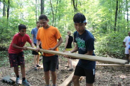 Low Ropes Retreat Activity In Pennsylvania - Black Rock Retreat Center