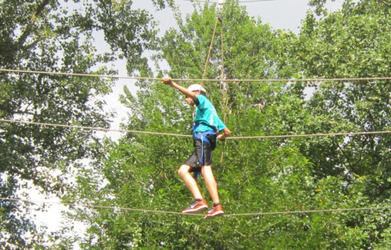 High Ropes Retreat Activity In Pennsylvania - Black Rock Retreat Center