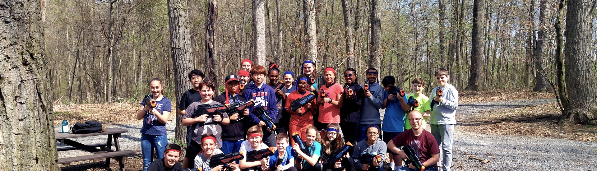 Laser Tag Retreat Activity In Pennsylvania - Black Rock Retreat Center